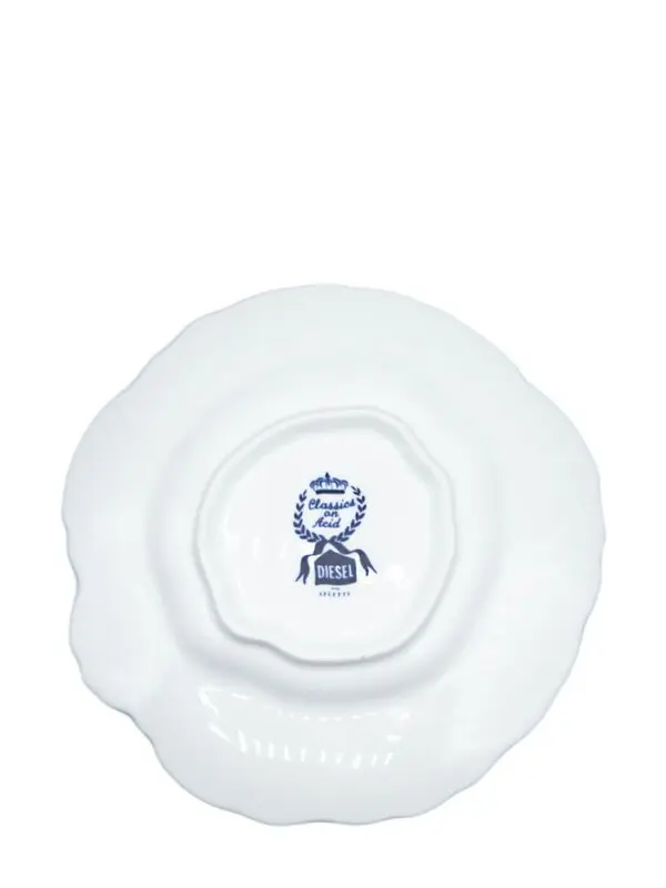 SELETTI X Diesel Living Delf Rose Plate - Blue