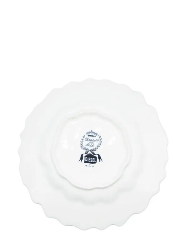 SELETTI X Diesel Living Willow Wave Plate - Blue