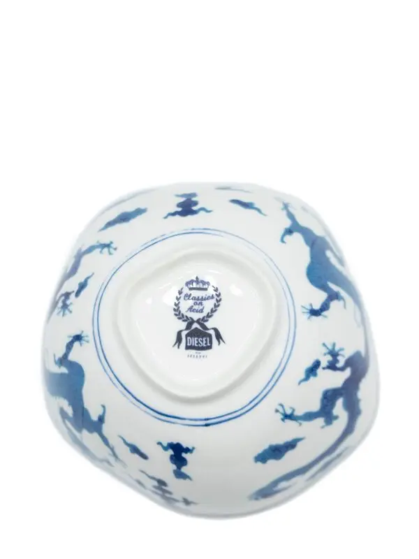 SELETTI X Diesel Living Dragon Bowl - White