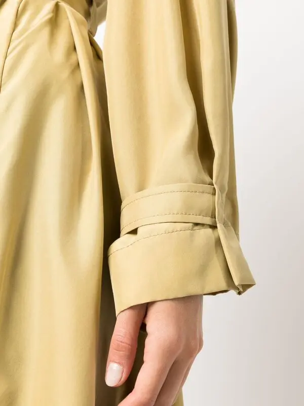 Alberta Ferretti Shawl-lapels Silk Trench Coat