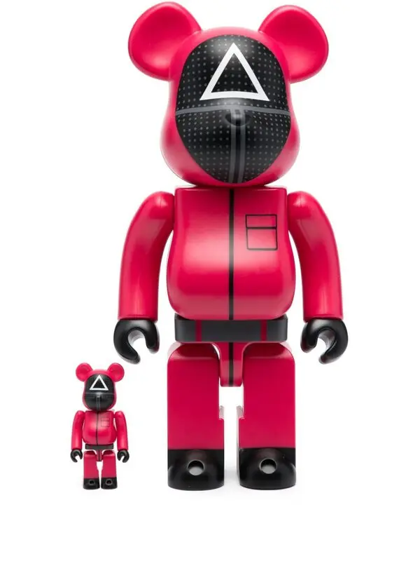 MEDICOM TOY Squid Game Be@rbrick 100% And 400% Figure Set - Red