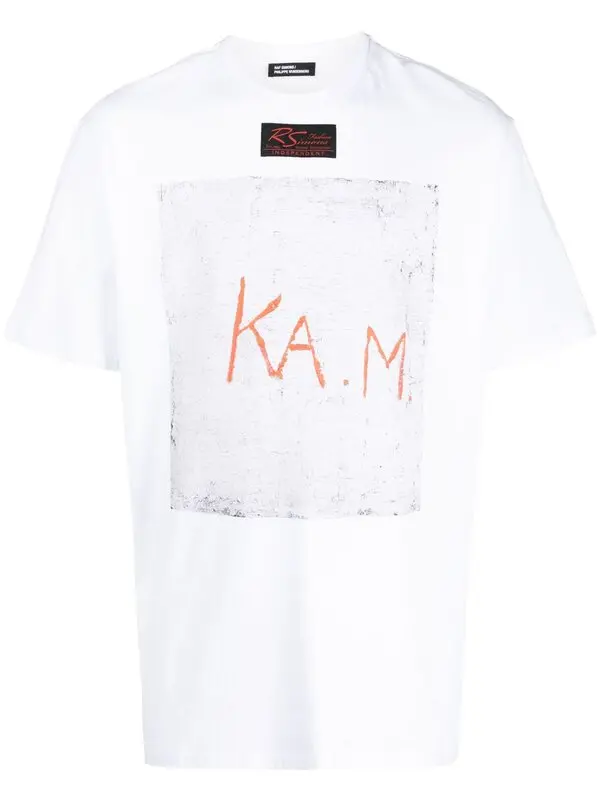 Raf Simons Graphic-print Short-sleeve T-shirt