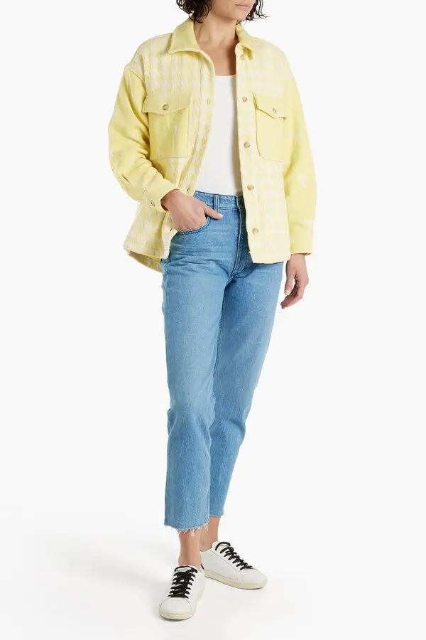 SUMMERY COPENHAGEN Hannah Houndstooth Cottonjacquard Jacket