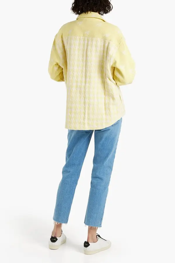 SUMMERY COPENHAGEN Hannah Houndstooth Cottonjacquard Jacket