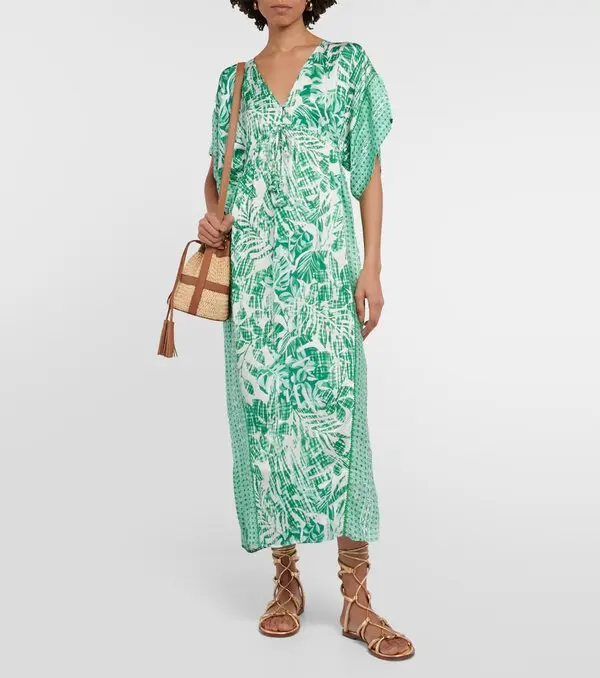 Poupette St Barth Amaya Printed Kaftan