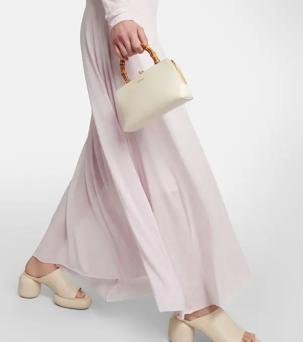 JIL SANDER Draped Crêpe Gown