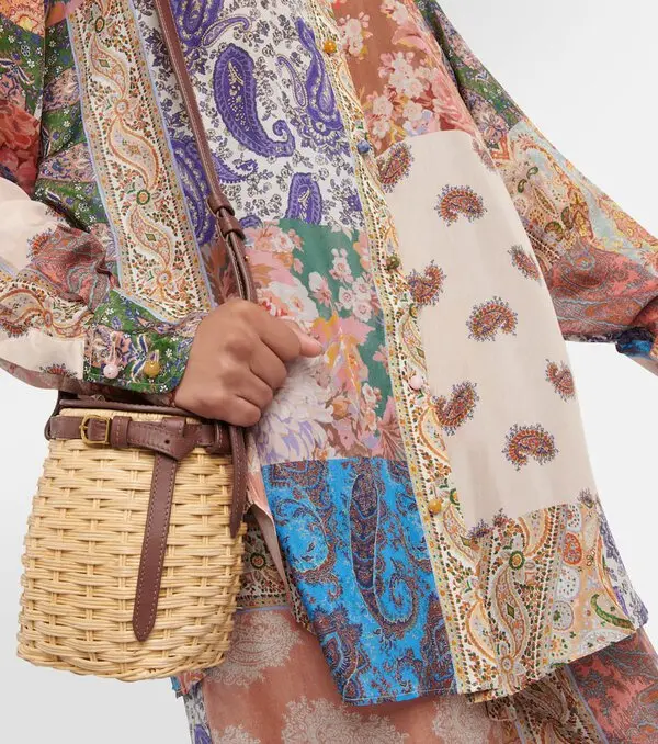 Zimmermann Devi Patchwork Silk Shirt