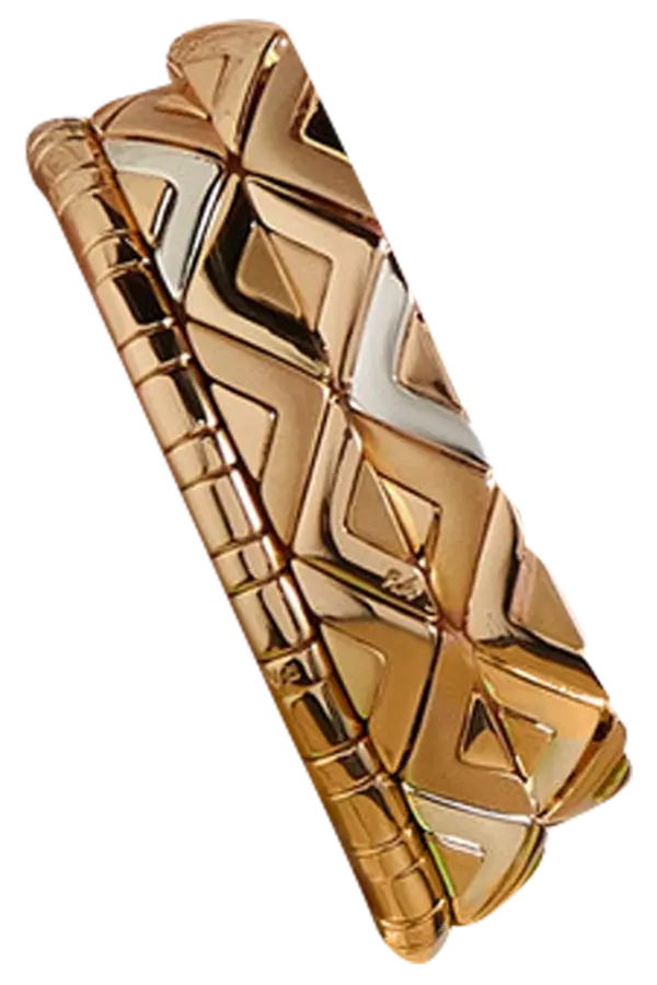 ROXANNE ASSOULIN Puzzled Set Of Three Gold- And Silver-tone Bracelets