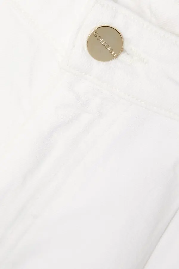 GOLDSIGN Net Sustain The Scout Pleated Organic Denim Shorts