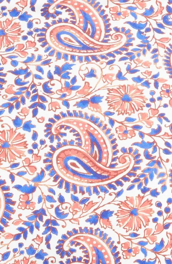 Veronica Beard Hazina Paisley Ruched One-piece Swimsuit
