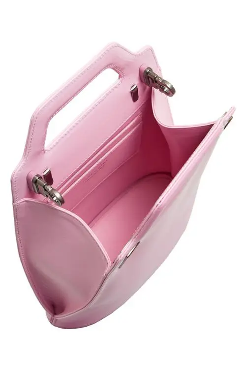 FERRAGAMO Mini Wanda North/south Leather Top Handle Bag