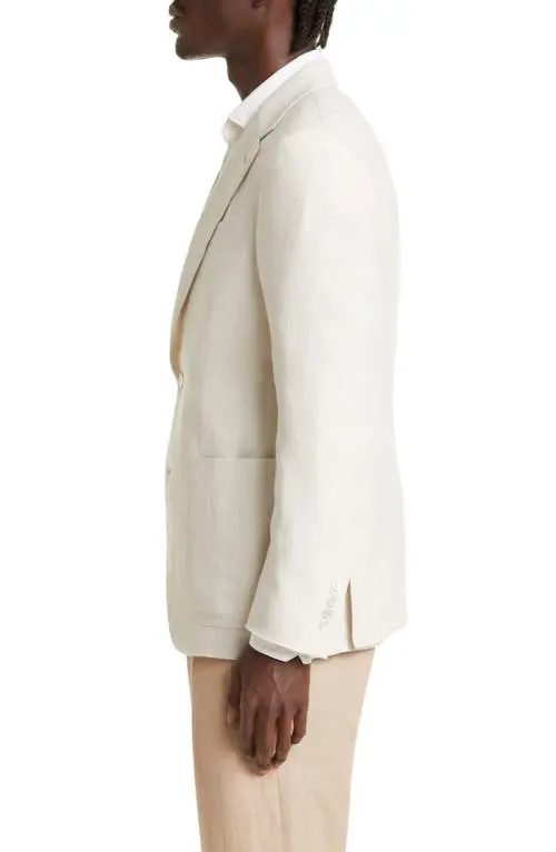 Zegna Fairway Crossover Linen & Wool Blend Sport Coat