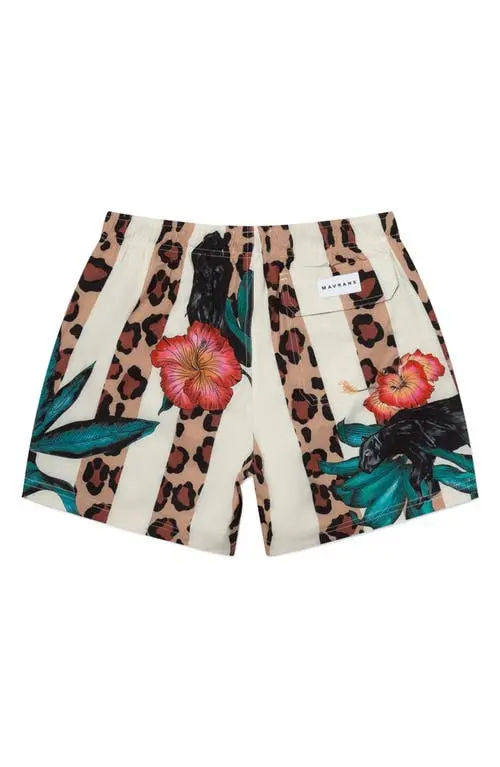 MAVRANS Leo Pantera Performance Swim Trunks