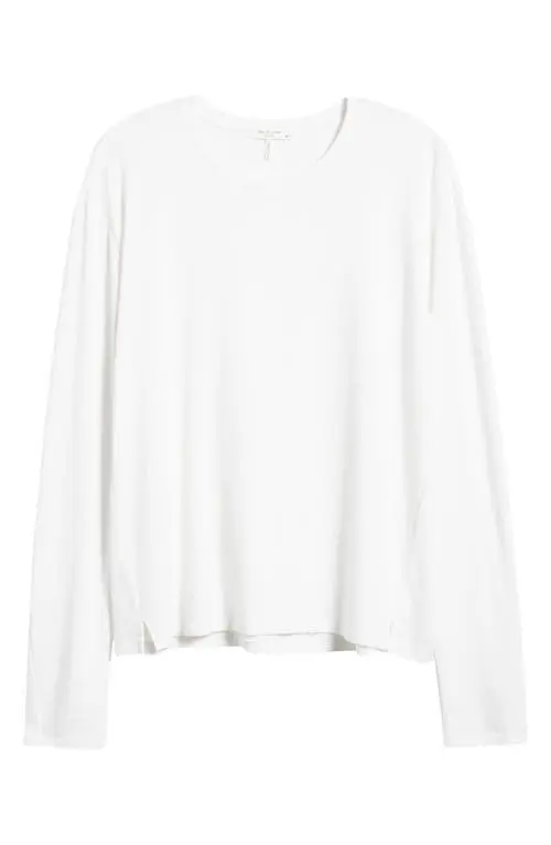 Rag & Bone The Knit Long Sleeve T-shirt - Wht