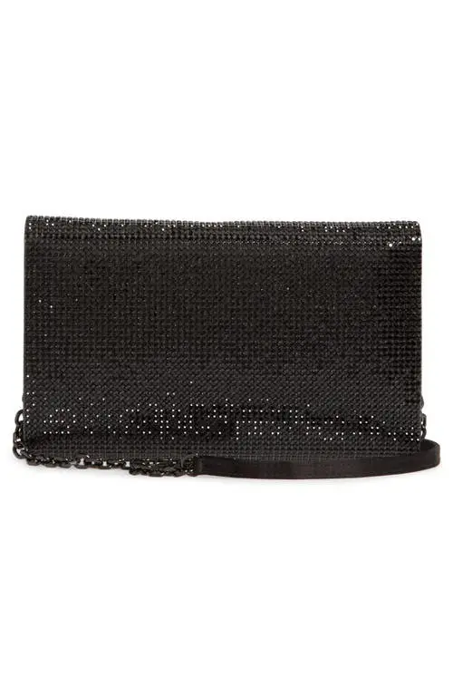 Judith Leiber Fizzoni Beaded Clutch - Ebonized Jet