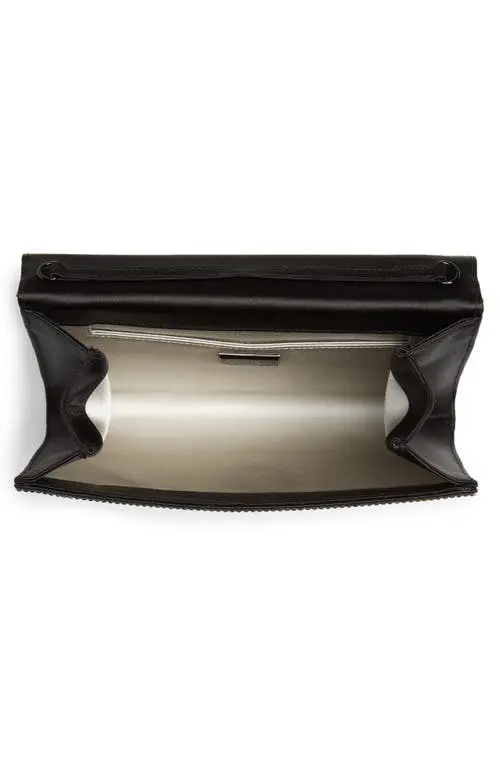 Judith Leiber Fizzoni Beaded Clutch - Ebonized Jet