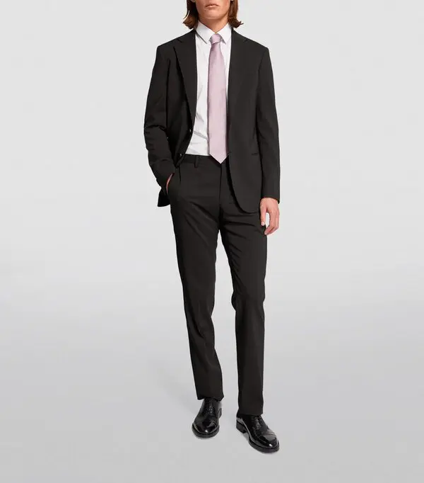Giorgio Armani Wool Two-piece Suit - Black