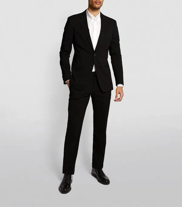 Giorgio Armani Wool Two-piece Suit - Black