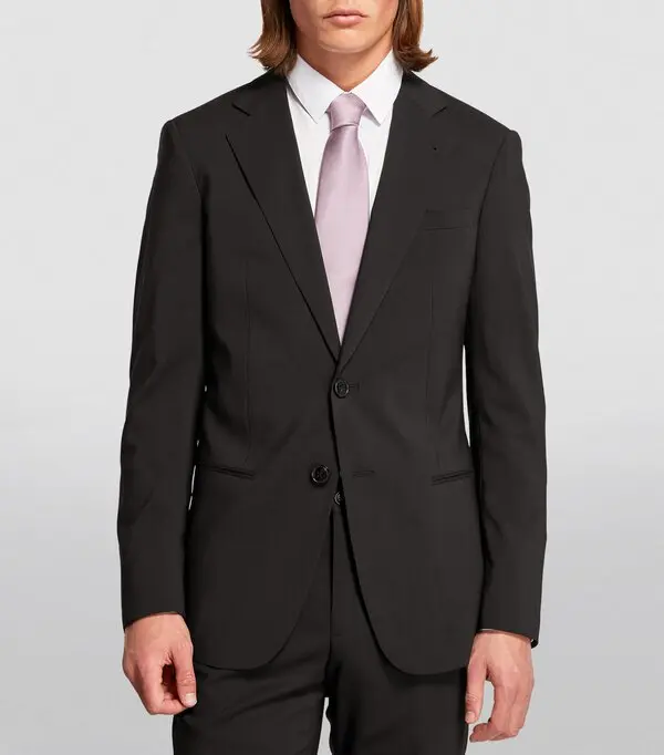 Giorgio Armani Wool Two-piece Suit - Black
