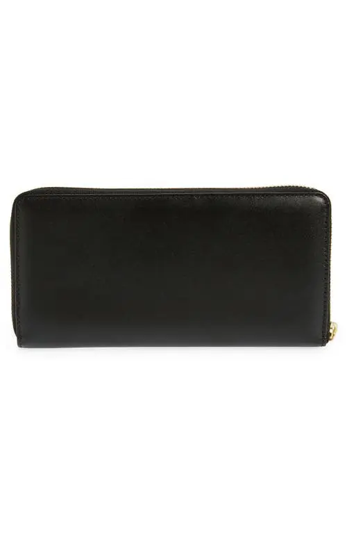 Comme Des Garçons Classic Leather Zip Around Wallet - Black