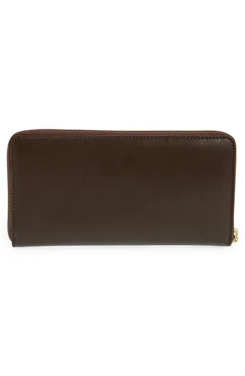 Comme Des Garçons Classic Leather Zip Around Wallet - Brown