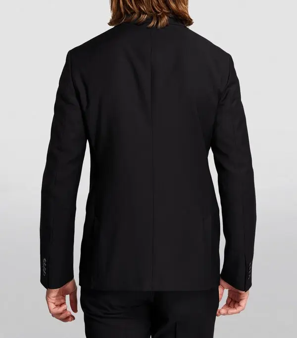 Giorgio Armani Wool Double-breasted 2-piece Suit - Blue