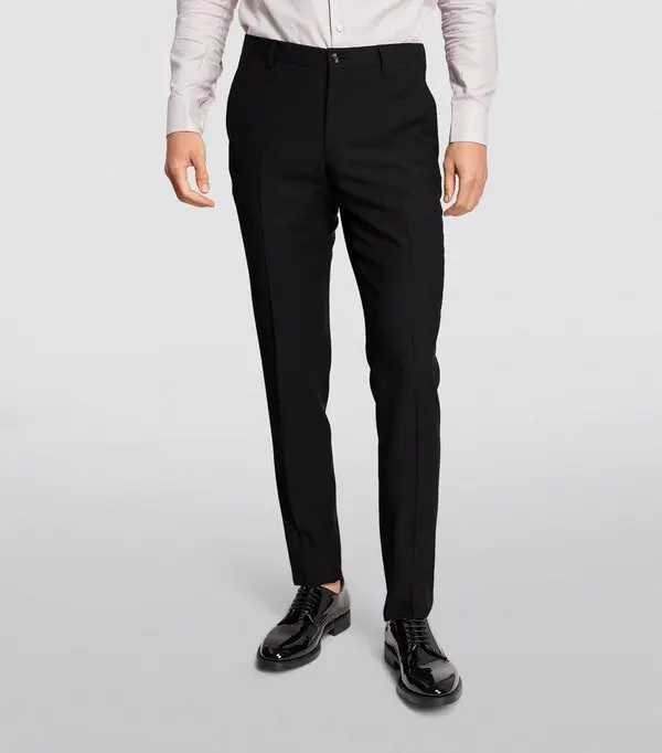 Giorgio Armani Wool Double-breasted 2-piece Suit - Blue