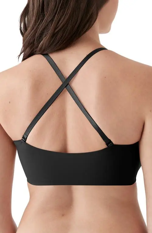 TRUE & CO True Body Wireless Convertible Bandeau Bra - Black