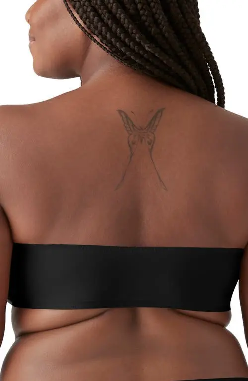 TRUE & CO True Body Wireless Convertible Bandeau Bra - Black