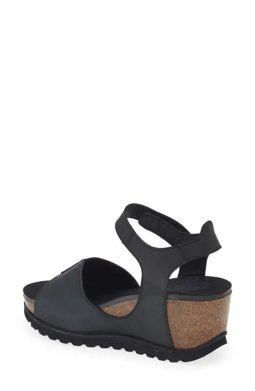 ON FOOT Samoa 310 Wedge Sandal - Black