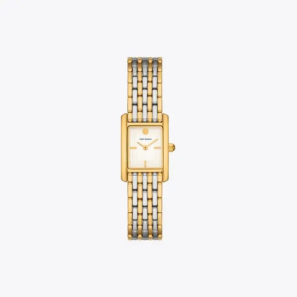 Tory Burch Mini Eleanor Double Wrap Watch - Ivory/two-tone