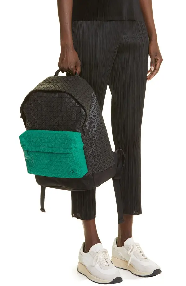 Issey Miyake Large Bao Bao Day Pack - Green | Editorialist