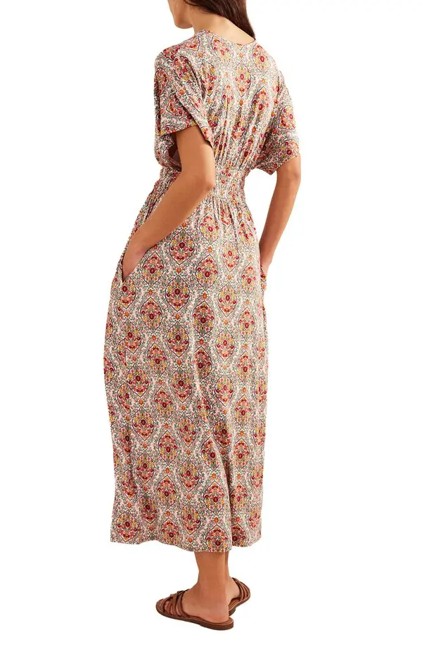Boden Smocked Waist Maxi Dress