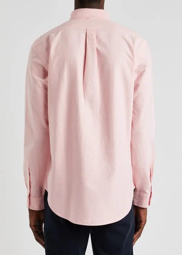 Polo Ralph Lauren Piqué Cotton Oxford Shirt - Pink