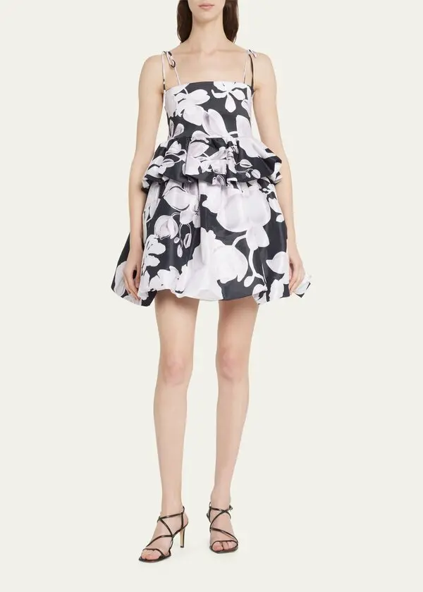 Kika Vargas Serena Mini Dress - White Orchid | Editorialist