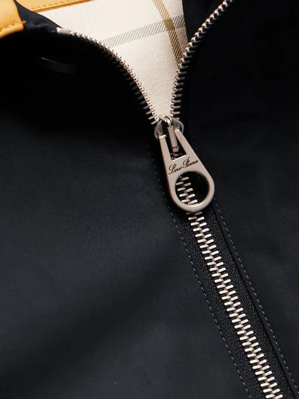 Loro Piana Horsey Leather-trimmed Field Jacket - Blue