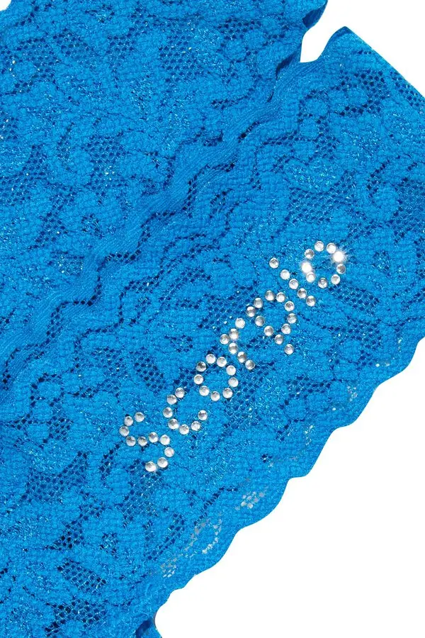 Hanky Panky Zodiac Crystalembellished Stretchlace Lowrise Thong