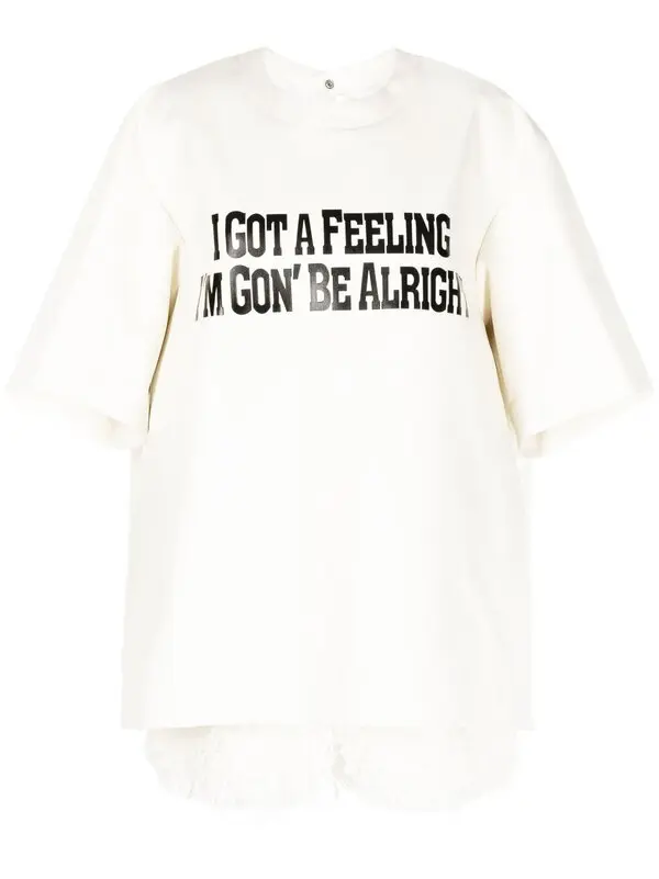 Sacai Layered T-shirt - White