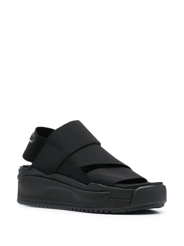 Y3 Rivalry Elasticated-strap Sandals