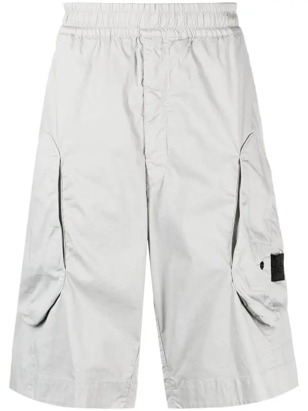 Stone Island Cotton-blend Drop-crotch Shorts