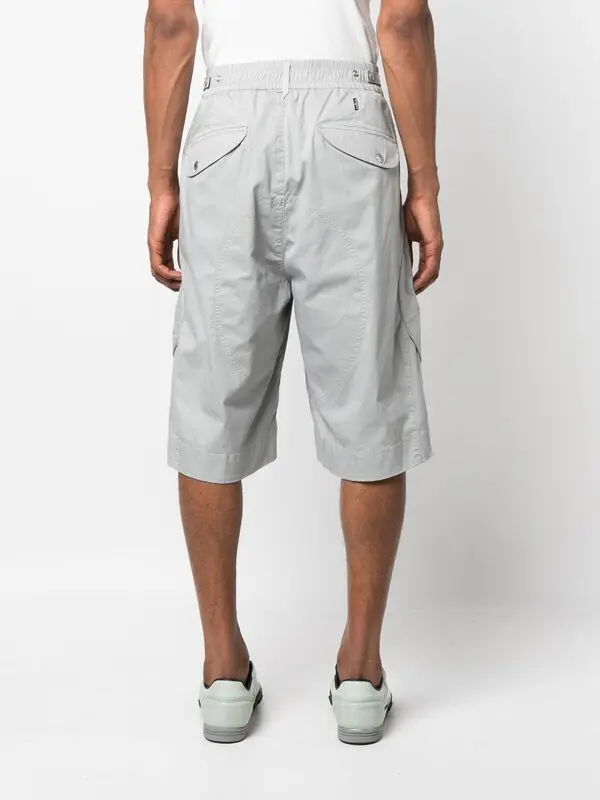 Stone Island Cotton-blend Drop-crotch Shorts