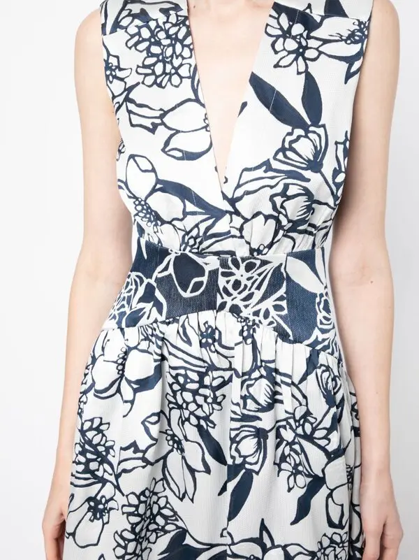 Silvia Tcherassi Nayla Whimsical Garden-print Dress