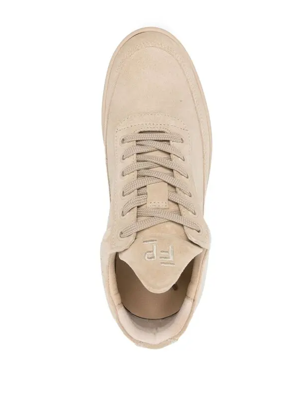 Filling Pieces Logo-embroidered Suede Sneakers