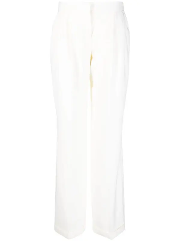 Alexander McQueen Wide-leg Trousers - Neutrals