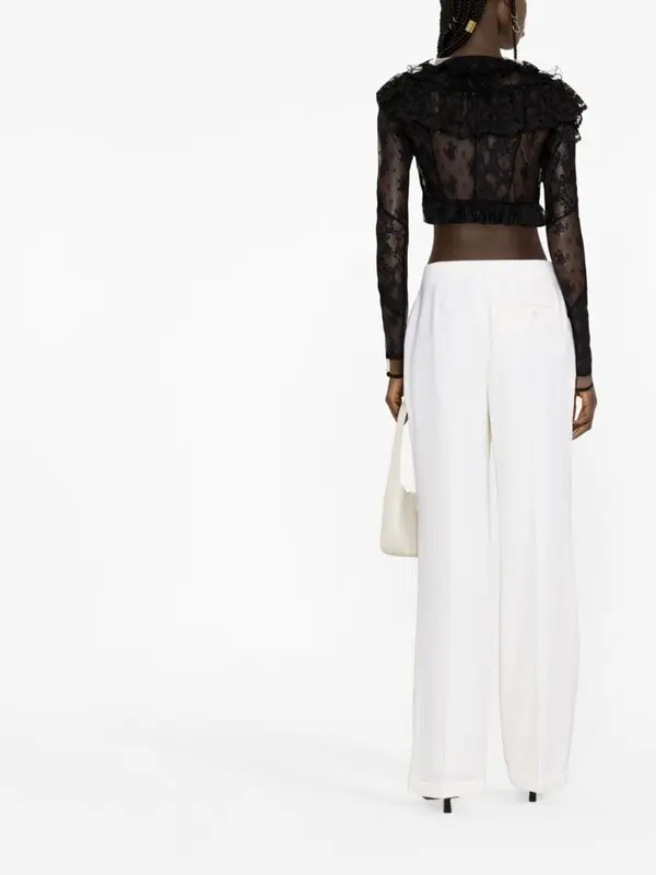 Alexander McQueen Wide-leg Trousers - Neutrals