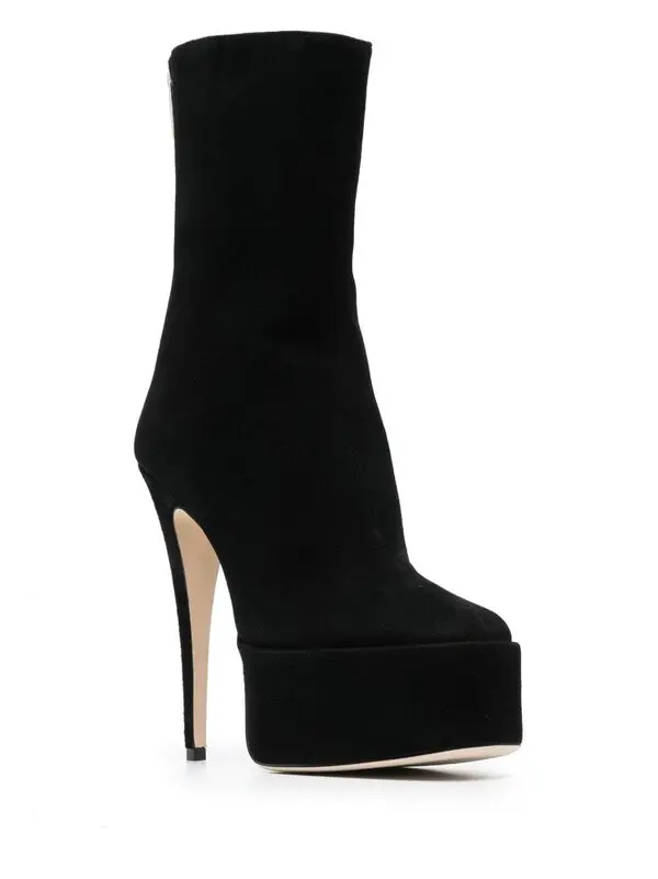 Paris Texas Ivana 155mm Suede Platform Boots