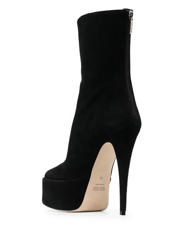 Paris Texas Ivana 155mm Suede Platform Boots