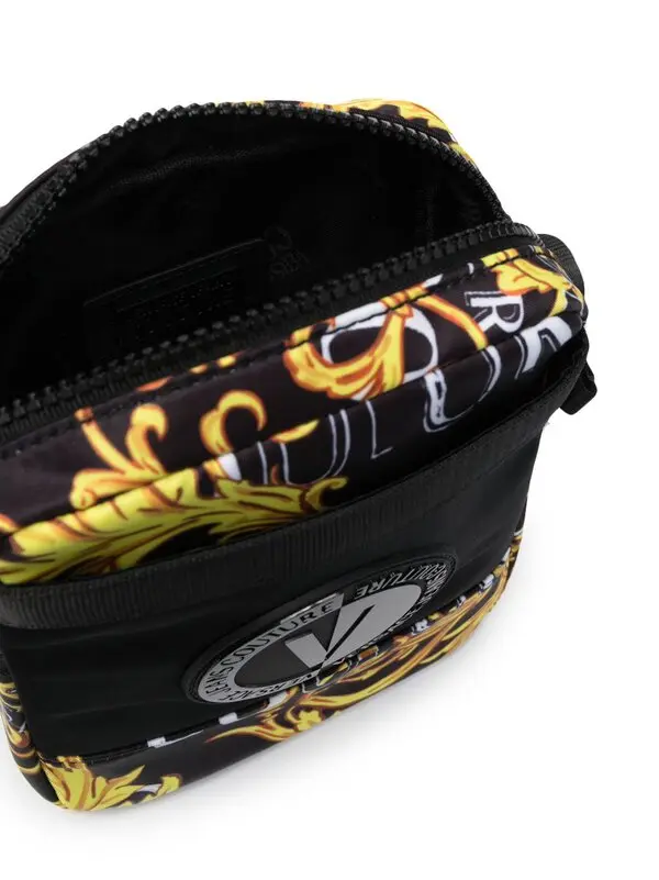 Versace Barocco-print Messenger Bag