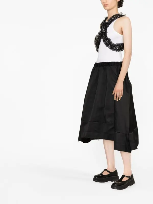 Comme Des Garçons Asymmetric Midi Skirt