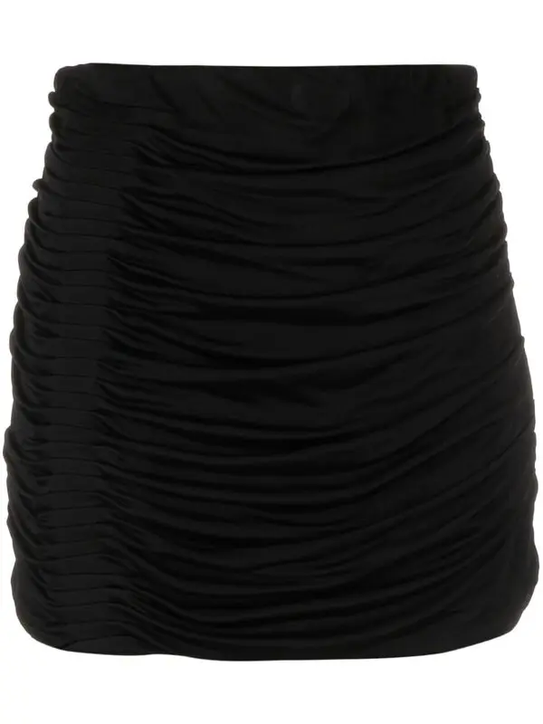 Gauge81 Ruched Jersey Miniskirt
